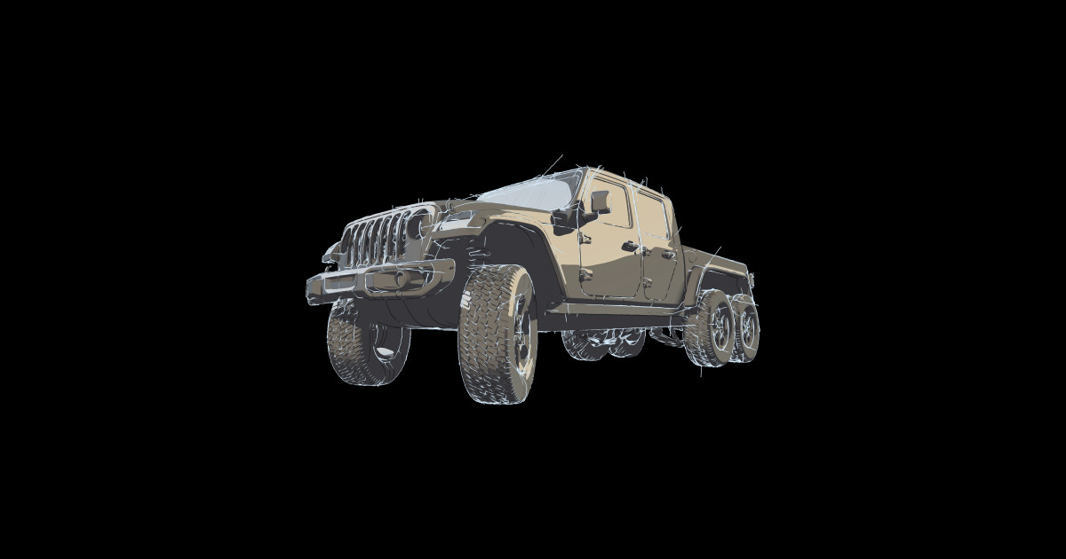 Gladiator 6x6 - Gladiator 6x6 - Sticker | TeePublic