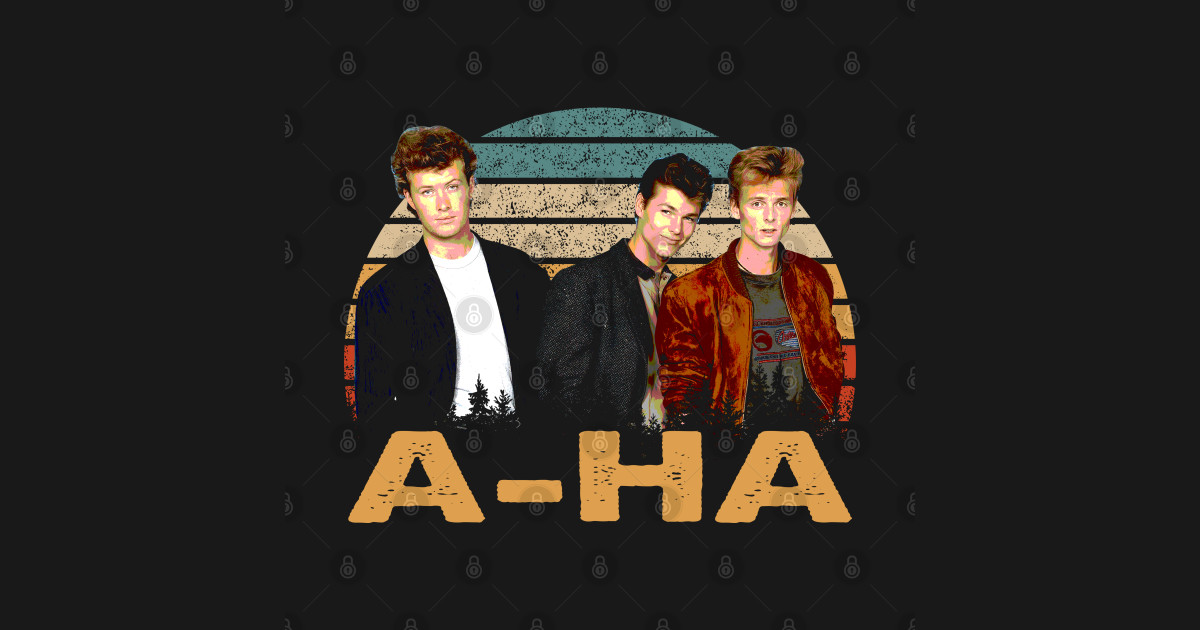 Hunting High and Low for a-ha Fanwear - A Ha Band - T-Shirt | TeePublic