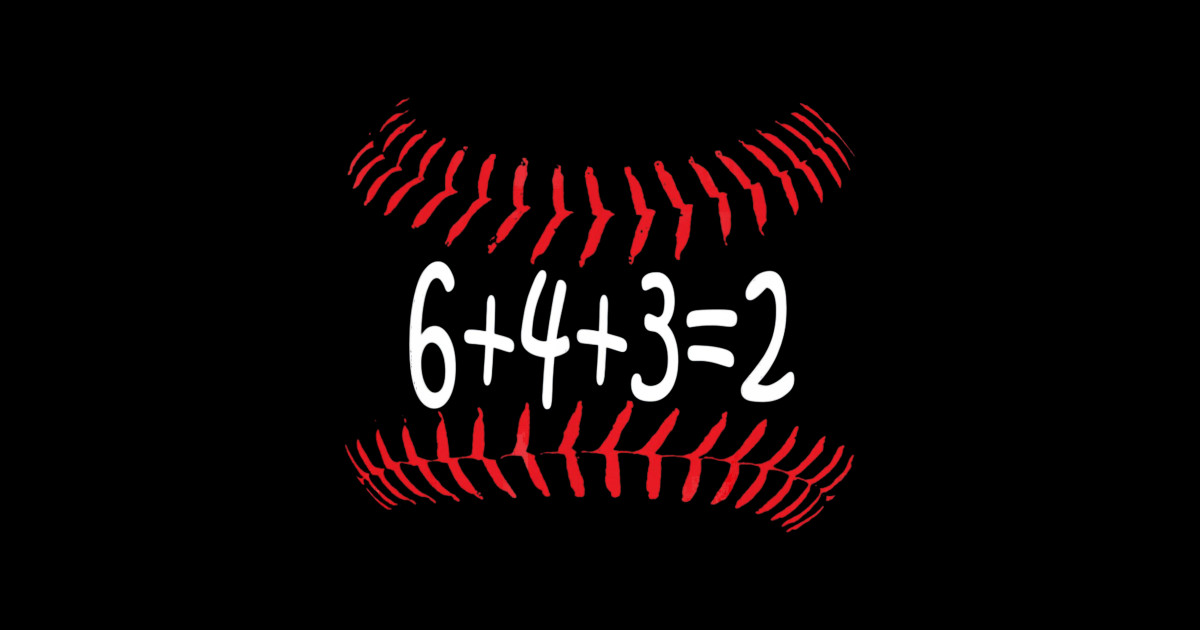 Baseball 6432 Double Play I Gift 6+4+3=2 Math - Baseball - Posters and ...