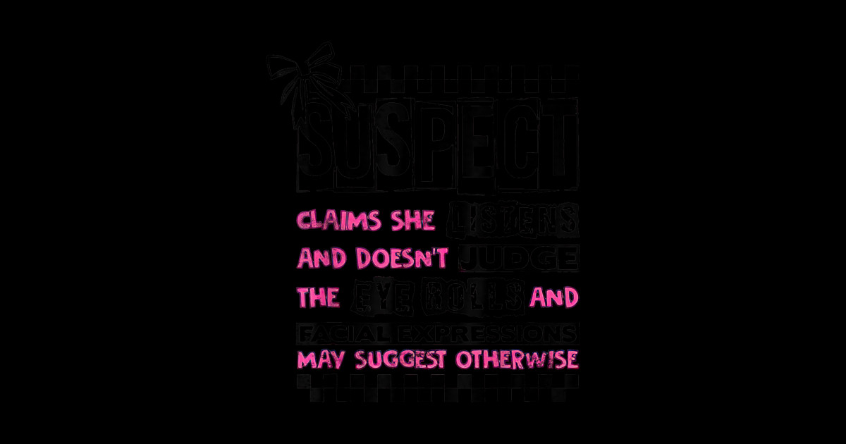 Suspect Eye Roll - Suspect Eye Roll - Sticker | TeePublic