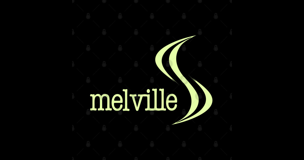 Melville Logo Light Green with Black Outline - Moule - Sticker | TeePublic