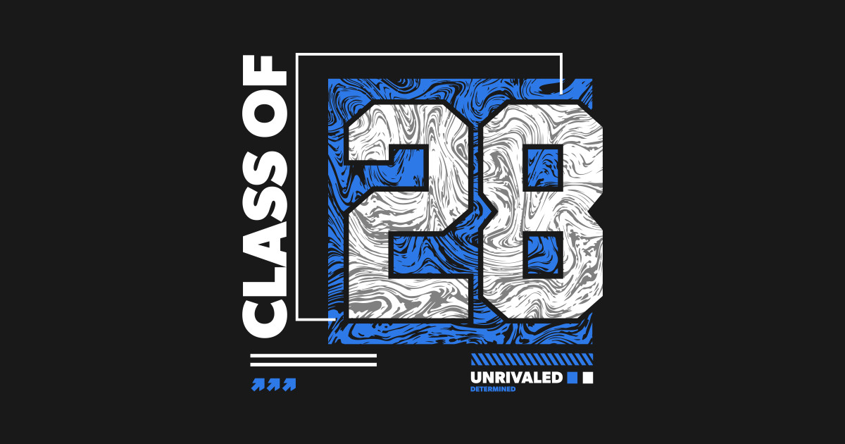 Class of 2028 Urban Streetwear // Graduation Class of '28 Blue - Class ...