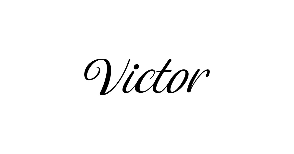 Name Victor - Victor - T-Shirt | TeePublic