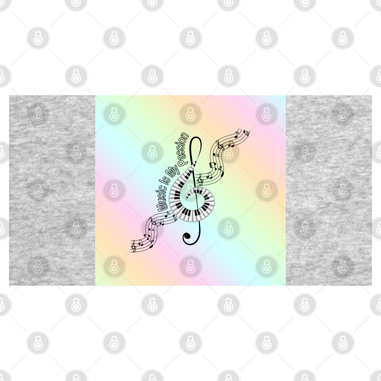 Treble Clef Piano - Musical Notes - Treble Clef Piano - T-Shirt | TeePublic