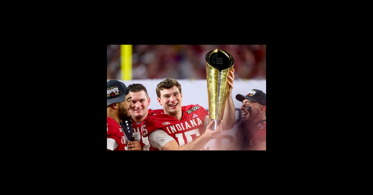 Indiana Football 2026 National Championship Football Mendoza - Indiana ...