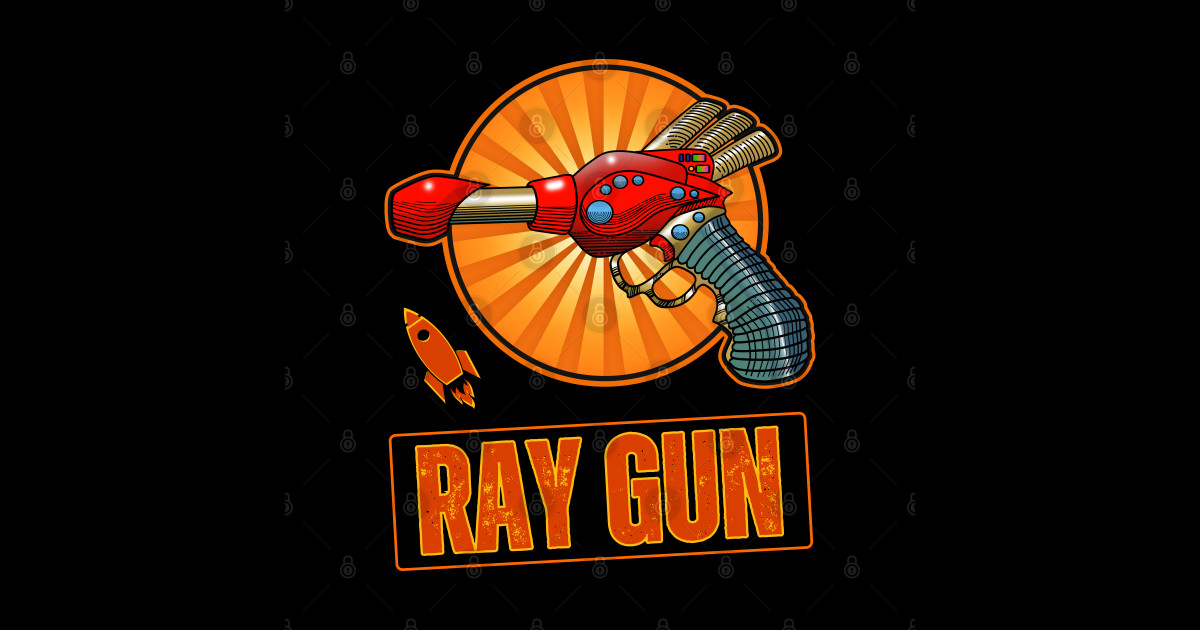 Cool Sci Fi Ray Gun - Raygun - Sticker | TeePublic