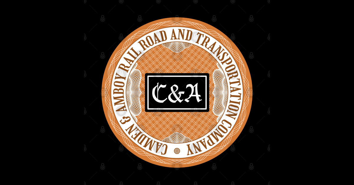 Camden and Amboy Railroad (1830 - 1834) - Railroad Logo - Sticker ...