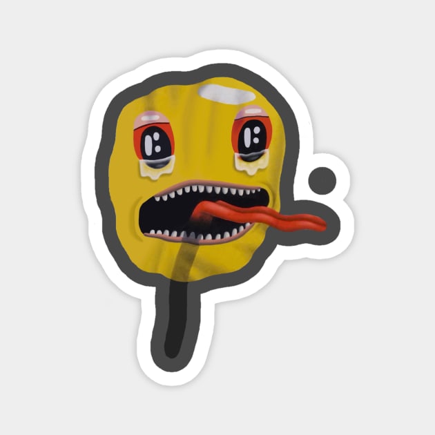 Sad Trippy Smiley - Sad Trippy Smiley - Magnet | TeePublic