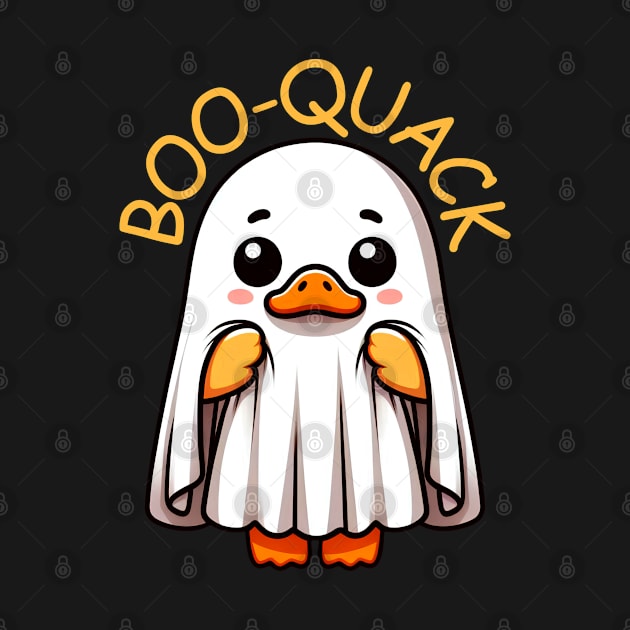 Boo-Quack Halloween Ghost Duck - Halloween - T-Shirt | TeePublic