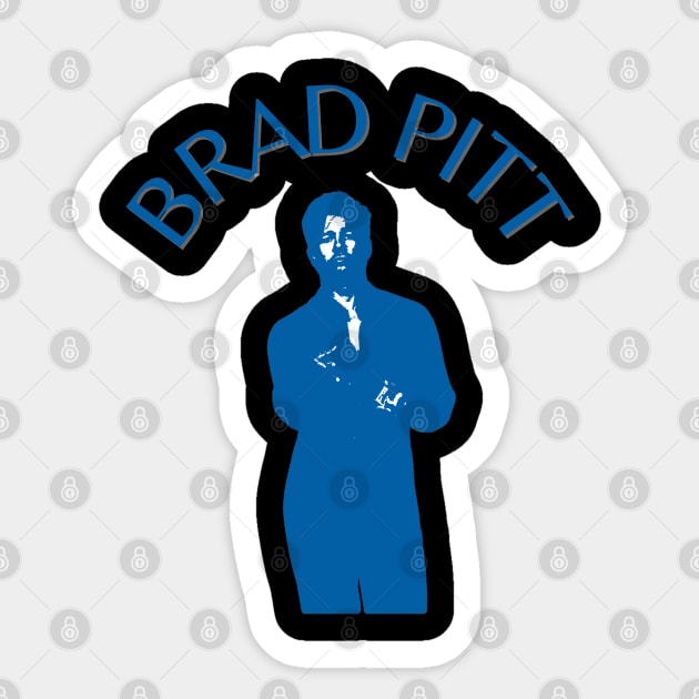 Brad pitt vintage - Brad Pitt - Sticker | TeePublic