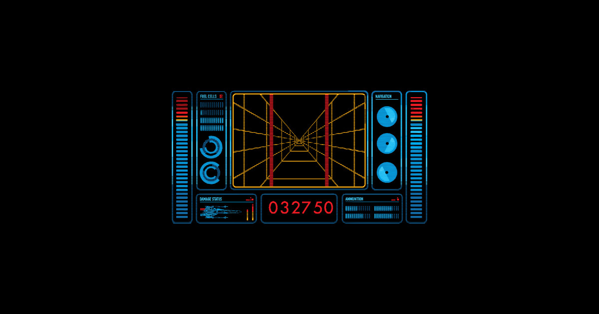 X Wing Targeting Computer - Geek - Sticker | TeePublic