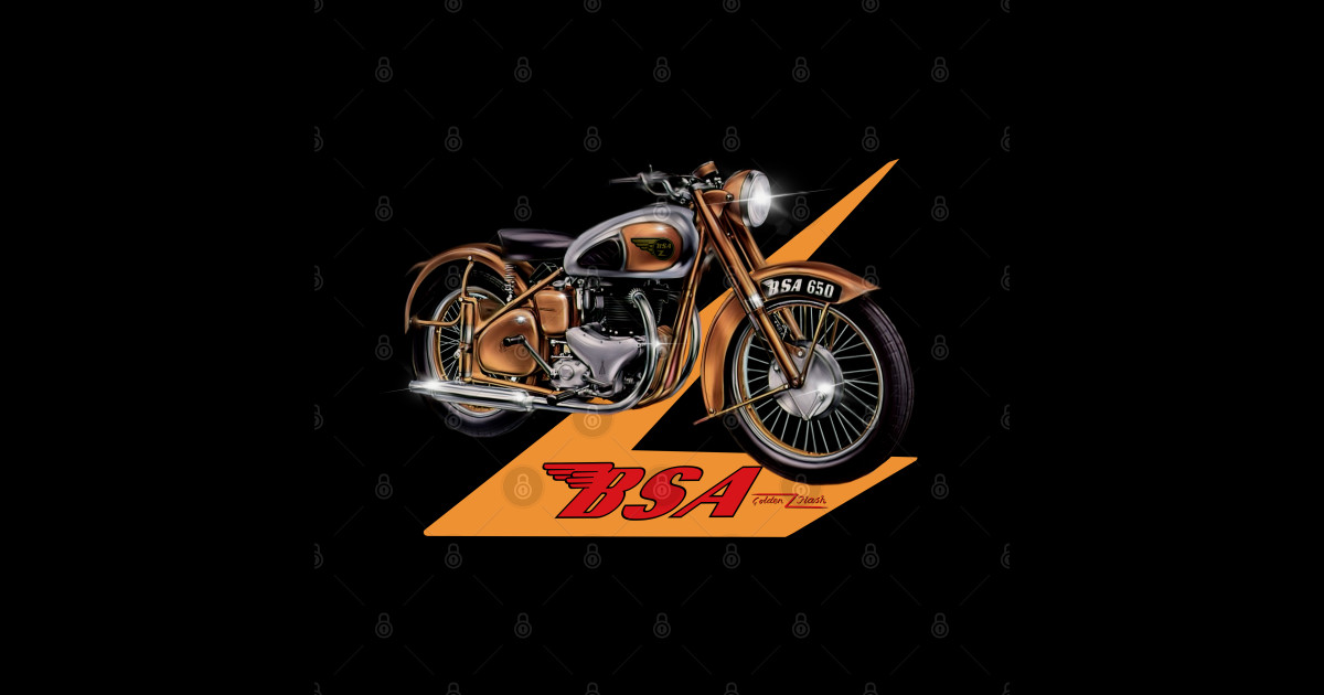 The BSA Golden Flash Motorcycle by MotorManiac - Bsa Motorcycle ...