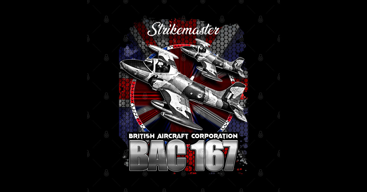BAC 167 Strikemaster RAF Vintage Military Aircraft - Bac 167 ...