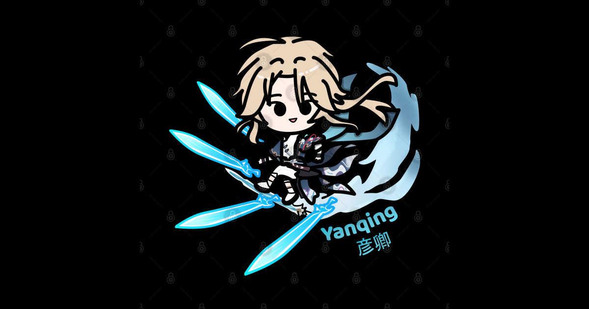 yanqing | (fan-art by smoomaru) - Honkai Star Rail - Sticker | TeePublic