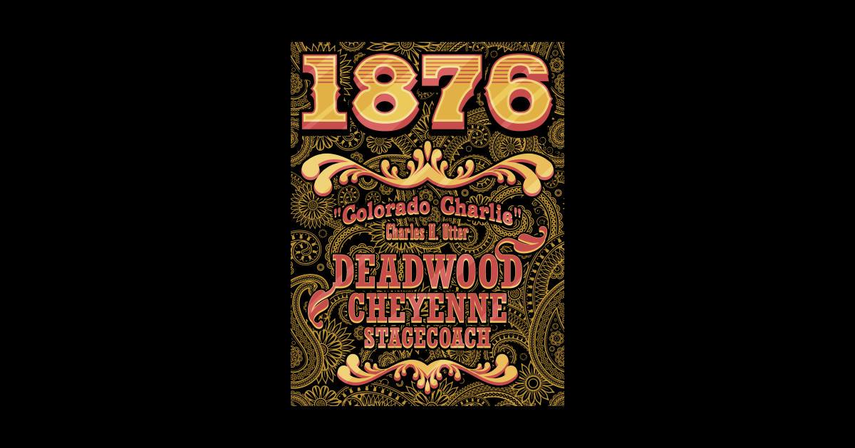 Charlie Utter Stagecoach - Deadwood - Sticker | TeePublic