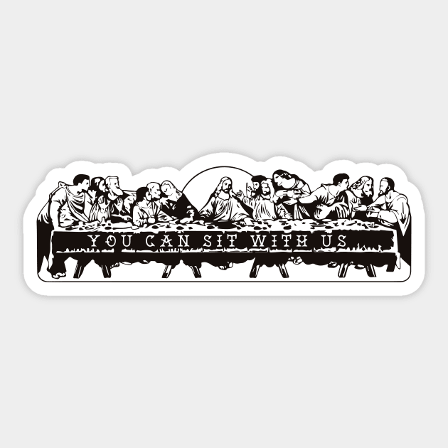 The Last Supper - Christian Apparel - Sticker | TeePublic