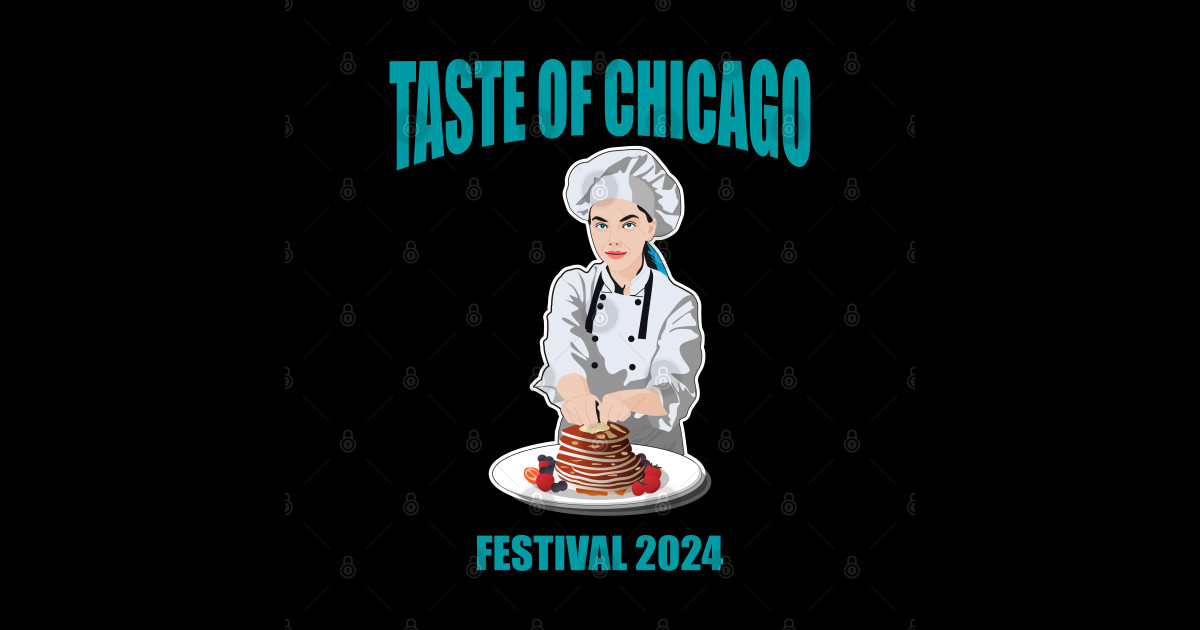 Taste of Chicago Festival 2024 - Food Festival - Magnet | TeePublic