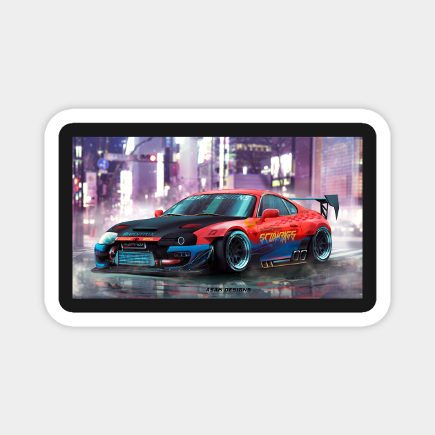 Supra mk4 tokyodrift stanced artwork, widebody design by ASAKDESIGNS ...