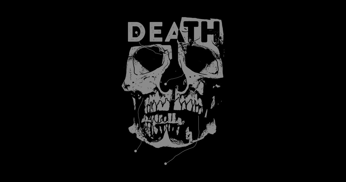 Death Grey - Death Skull - Sticker | TeePublic