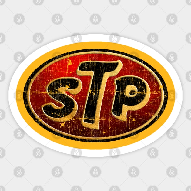 VINTAGE STP RED ROCKS - Vintage Stp - Sticker | TeePublic