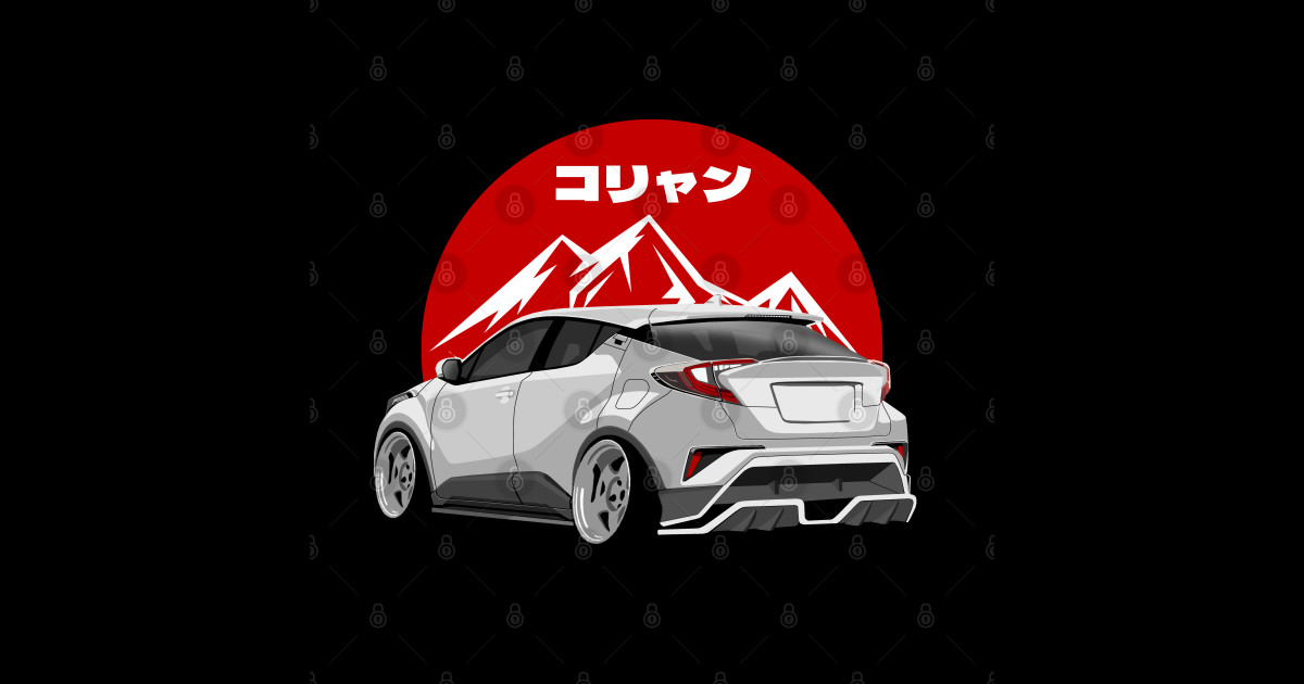 Toyota C-hr Stance - Toyota Chr - Sticker | TeePublic