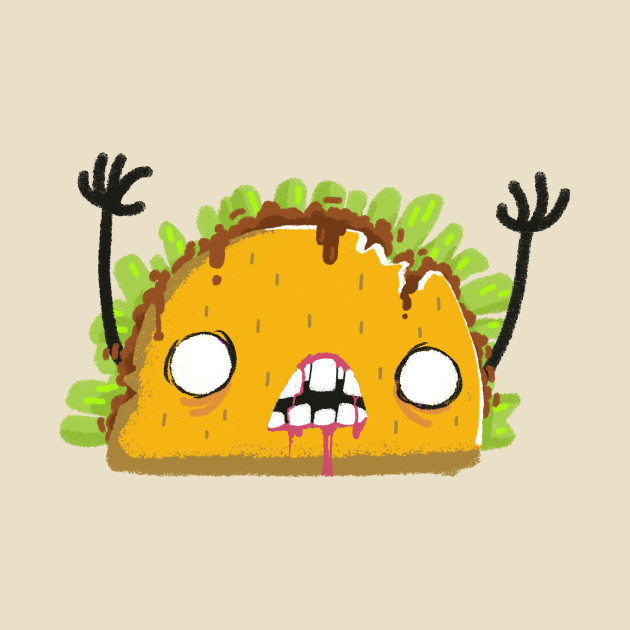 Zombie Taco - Zombie - T-Shirt | TeePublic