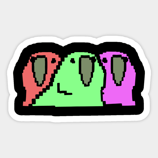 The Dancing Parrot - Party Parrot - The Dancing Parrot - Sticker ...