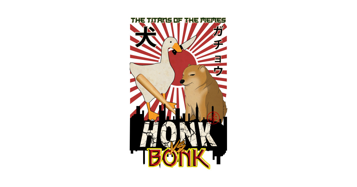 Honk vs Bonk Meme - Godzilla Vs Kong - Mug | TeePublic