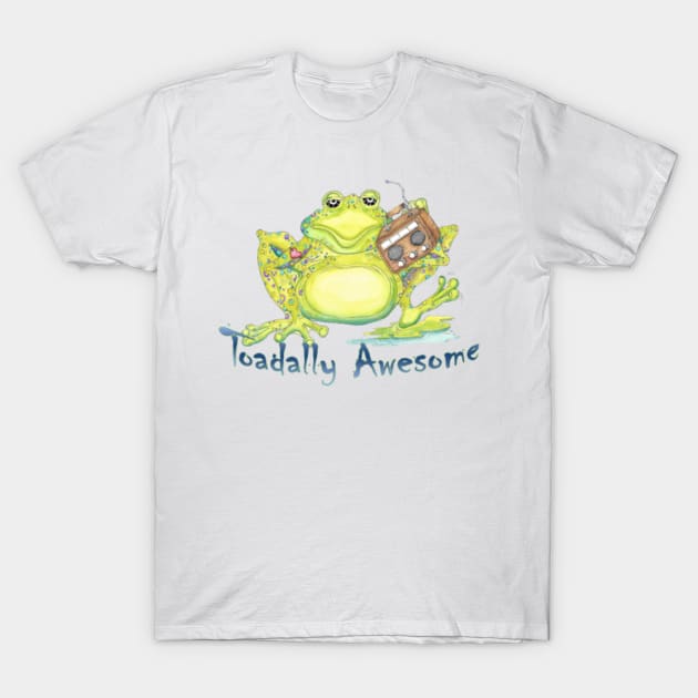 Toadally Awesome Watercolor - Bonnie Sales - T-Shirt | TeePublic