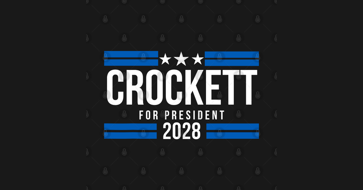 Crockett For President 2028 - Crockett For President 2028 - T-Shirt ...