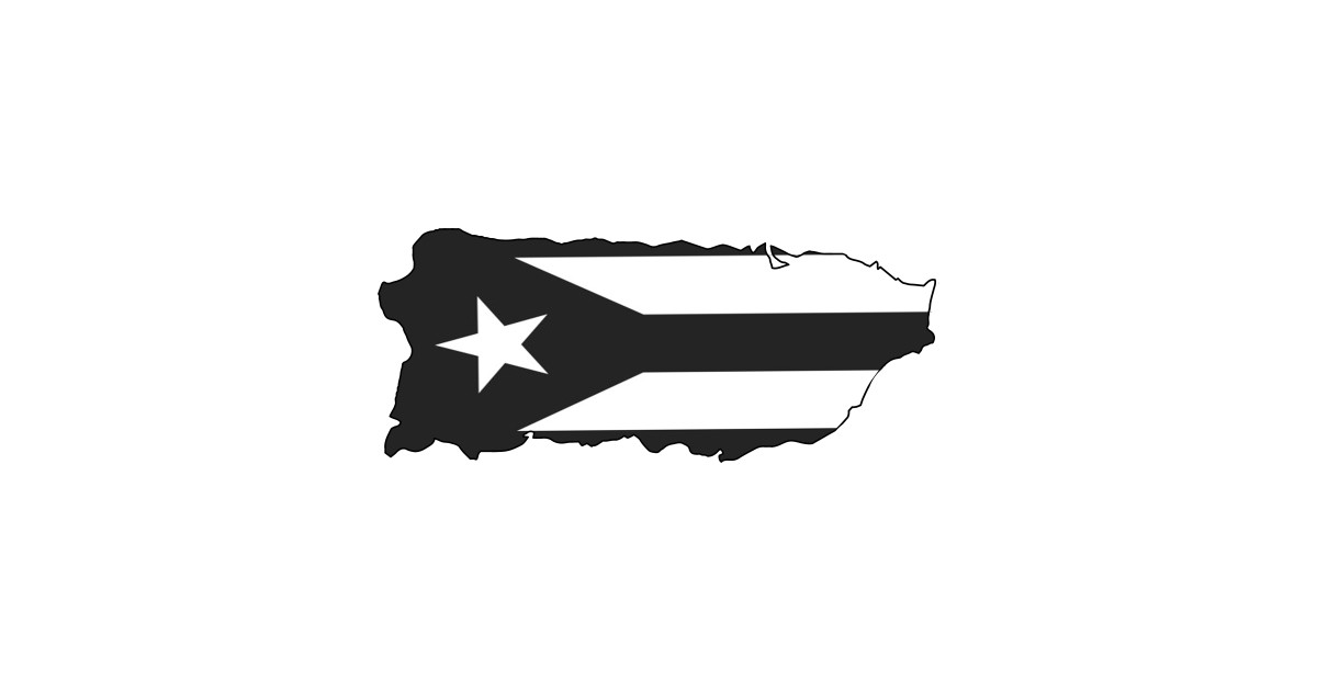 Puerto Rico Black Flag - Puerto Rico - T-Shirt | TeePublic