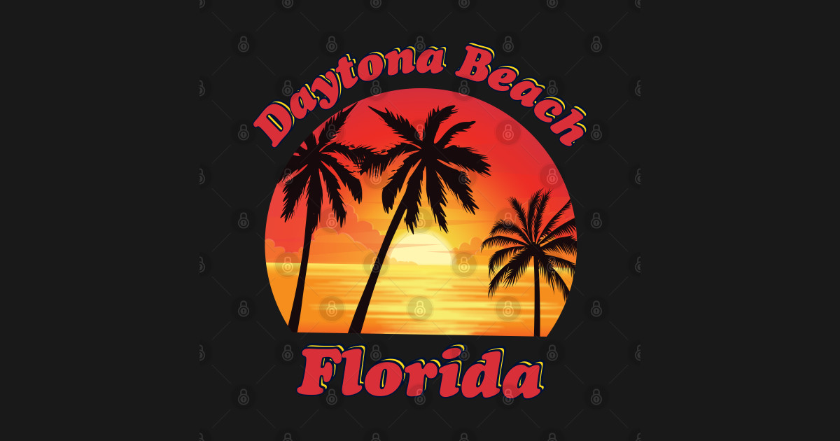 Daytona Beach, Florida - Daytona Beach - T-Shirt | TeePublic