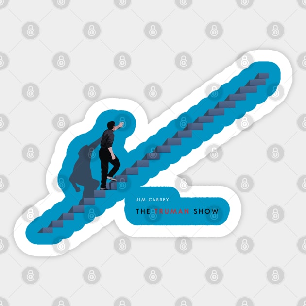 Jim Carrey - The Truman Show - Truman Show - Sticker | TeePublic