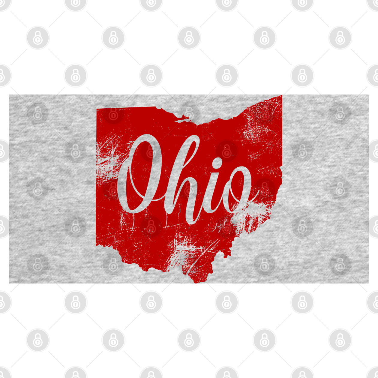 State of Ohio Distressed Vintage - Ohio Pride - T-Shirt | TeePublic