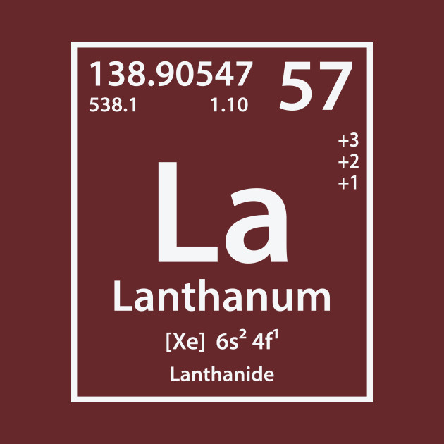 Lanthanum Element - Lanthanum - Mug | TeePublic