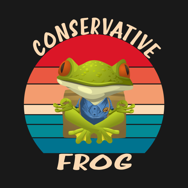 Conservative Frog - Conservative Frog - T-Shirt | TeePublic
