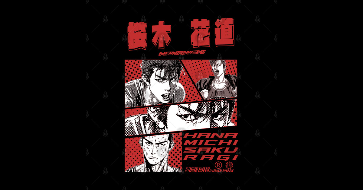 sakuragi shohoku - Hanamichi Sakuragi - Sticker | TeePublic
