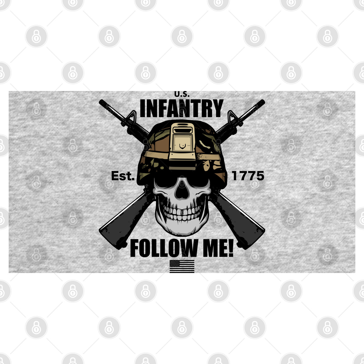 U.S. Infantry - Us Infantry Follow Me - T-Shirt | TeePublic
