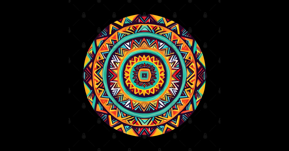 Igorot Pattern Ethnic Circle Design Ethnic Pattern Magnet Teepublic
