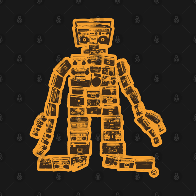 „Boombastic Giant“. Gigantic Hip Hop Robot. Boombox Monster. - Ghetto ...