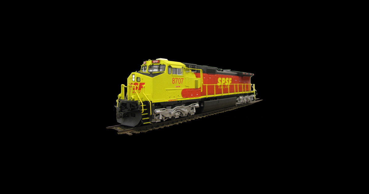 SPSF Railway C44-9W Locomotive - Spsf C44 9w - Sticker | TeePublic