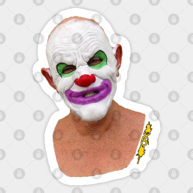 Pickles the Carnie - Circus Clown - Cfx - Sticker | TeePublic