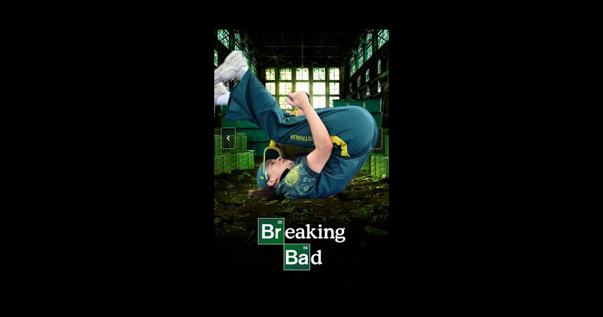 Raygun Breakdancer Breakdancing at the 2024 Olympics Breaking Bad Meme ...