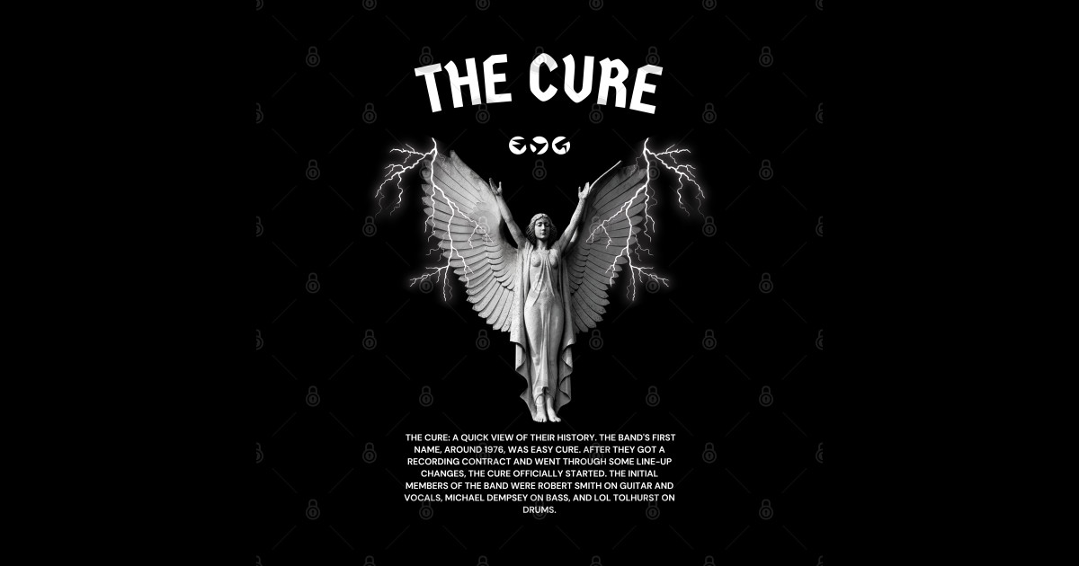 The cure - The Cure Band - Sticker | TeePublic