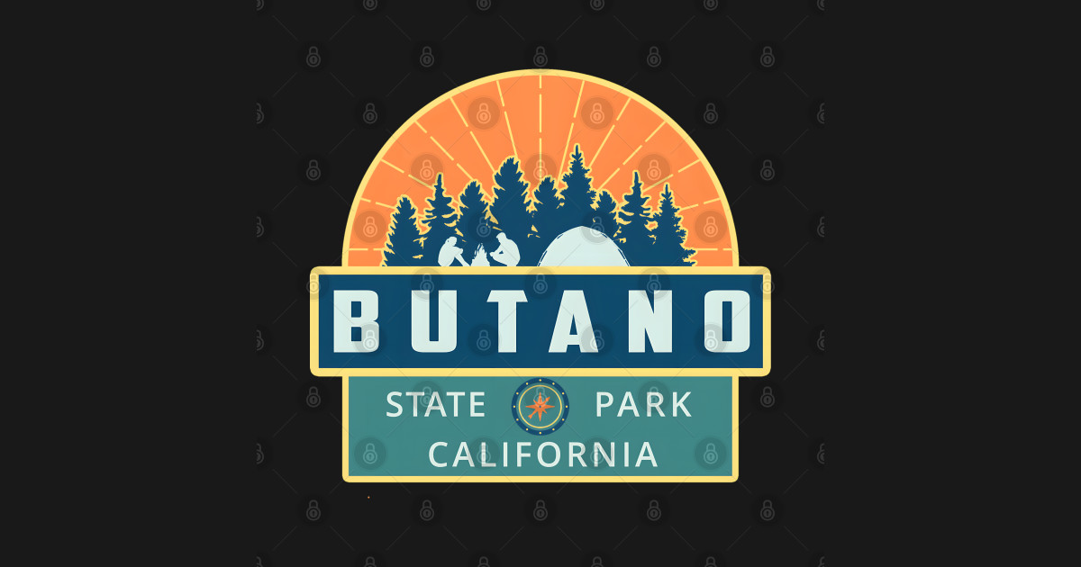 Butano State Park California Trees - Butano - T-Shirt | TeePublic