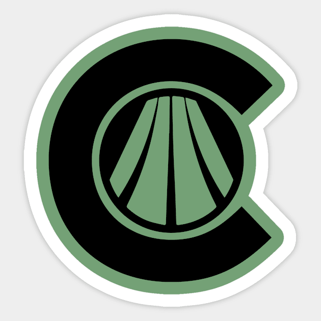 Corridor Logo Black C Simple - Corridor - Sticker | TeePublic
