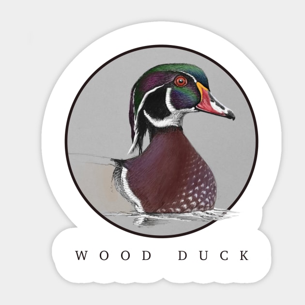 Wood Duck - Wood Duck - Sticker | TeePublic