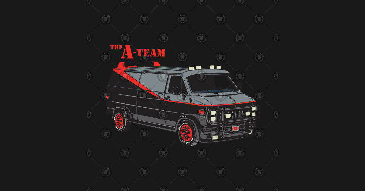 A-Team Van - A Team Van - Sticker | TeePublic