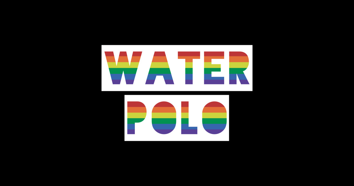 Water Polo Rainbow Pride - Water Polo - Sticker | TeePublic
