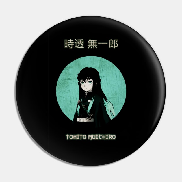 Tokito Muichiro - Demon Slayer - Pin | TeePublic